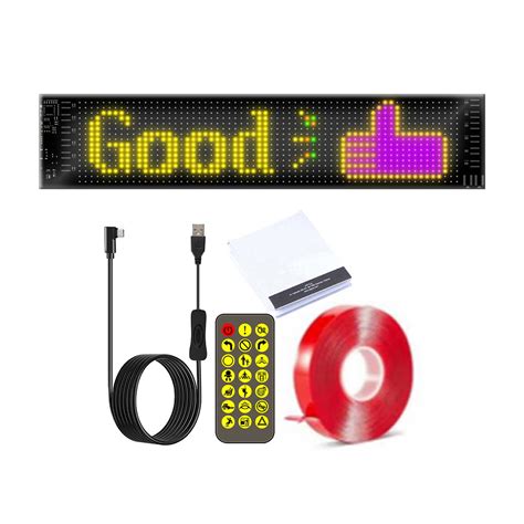 YiJin Scrolling LED Display Programmable Flexible For Matrix Panel Smart APP Control Custom Text