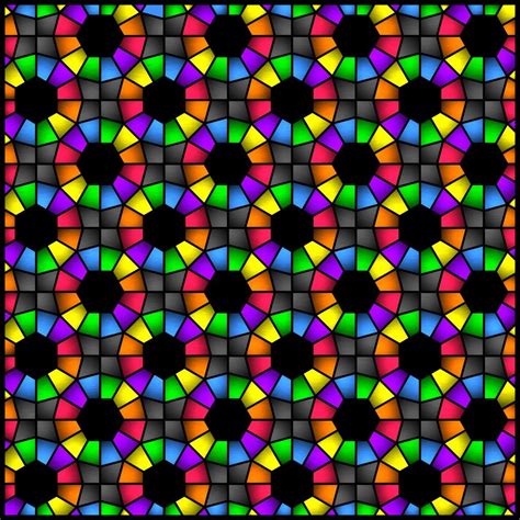 Colorful Fractal Art Pattern