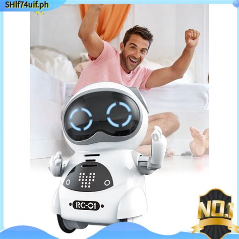 【st】pocket Rc Robot Talking Interactive Dialogue Voice Recognition Record Singing Dancing