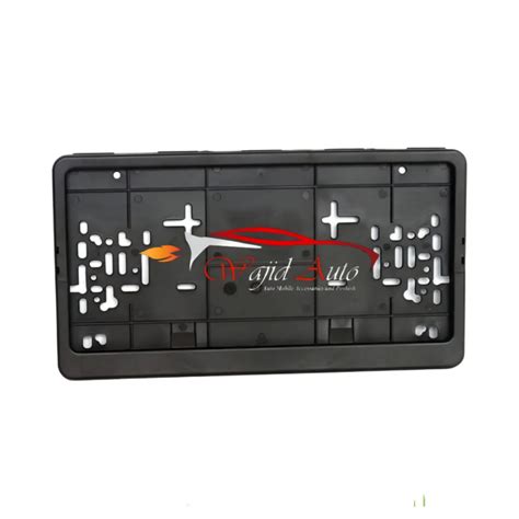 Buy License Plate Frame Imported Chrome And Black Premium Quality