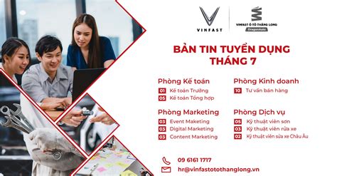Vinfastotothanglongvn Bản Tin Tuyển Dụng Vinfast Ô Tô Thăng Long
