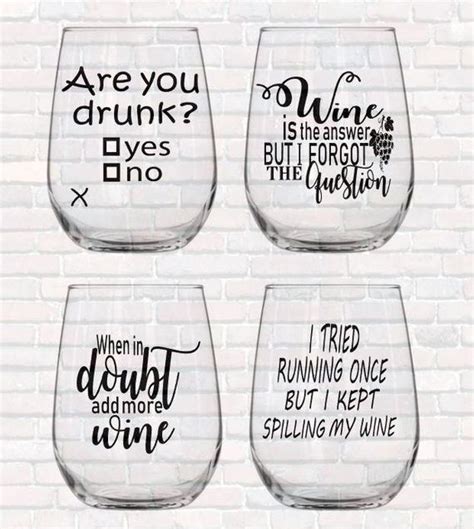 Wine Svg Quotes Bundle 18 Funny Wine Glass Sayings Commercial Use Ok
