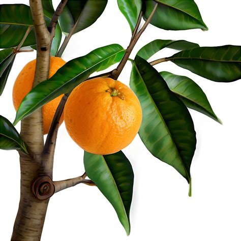 Download Oranges On Tree Branch Png Fta