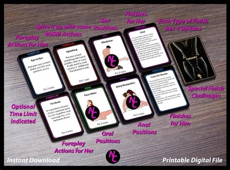 Dirty Date Night Sex Card Game Etsy