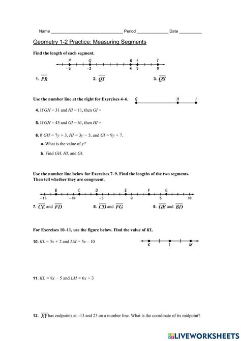 Free Measuring Line Segments Worksheet Download Free Measuring Line
