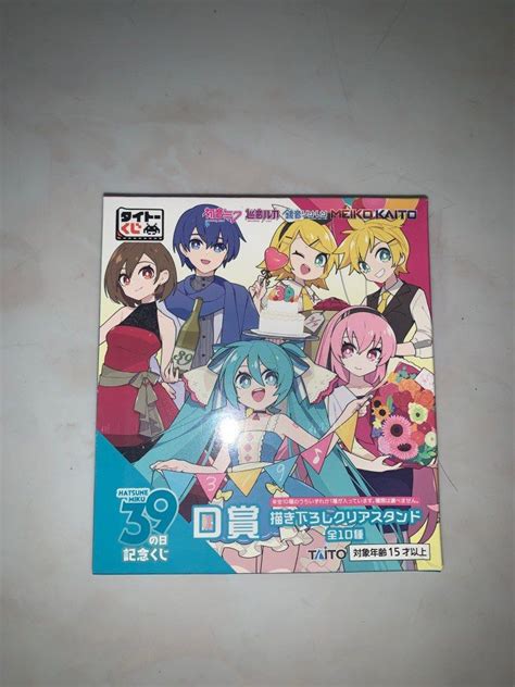 Hatsune Miku Acrylic Stand Hobbies Toys Toys Games On Carousell