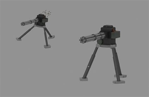 3d Model Sentry Gun Vr Ar Low Poly Cgtrader
