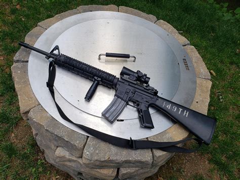M16a4 Clone On The Handr A4 Stamped Lower Fn Barrel Crusty Surplus Knights M5 Ras Rail And