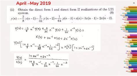 convolution sum and block diagram representation pptx physics science