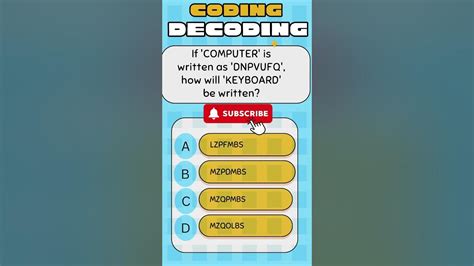 Coding Decoding Practice Questions 38 Coding Decoding Tricks Genius