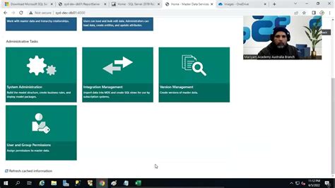integrating master data services with sql server 2019 database youtube