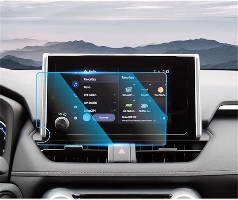 Cdefg Tempered Glass For 2025 2026 Toyota Rav4 Screen Protector 8 Inch