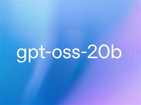 openai gpt oss 20b open weight llm api reference