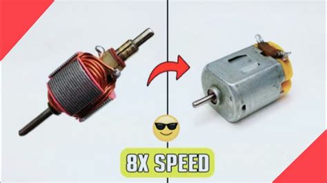 How To Increase📈 Dc Motor Rpm To 8× Speeddc Motor Hacks⚙️ Youtube