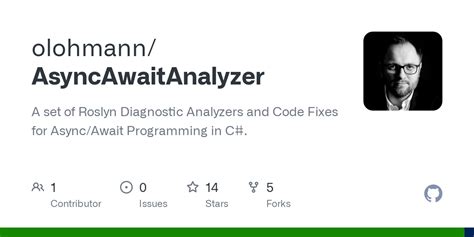 Github Olohmannasyncawaitanalyzer A Set Of Roslyn Diagnostic
