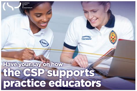 Have Your Say On How Csp Supports Practice Educators The Chartered Society Of Physiotherapy Have Your Say On How Csp Supports Practice Educators The Chartered Society Of Physiotherapy