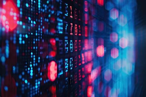 Premium Photo Big Data Power Displayed Through Binary Code On Computer Screen