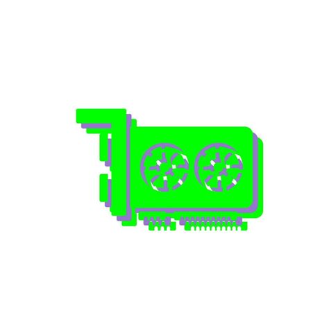 Graphic Card Vector Icon Vector Art At Vecteezy