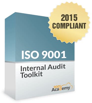 ISO 9001 2015 Internal Audit Toolkit 9001Academy