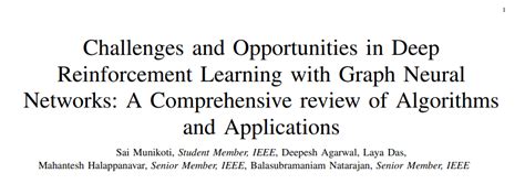 Gnn与rl如何结合？ksu大学最新《基于图神经网络的强化学习》综述，阐述rlgnn算法与应用 智源社区