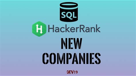 24 New Companies Hackerrank Sql Solutions Sql Oracle Pivot Hackerrank Coding