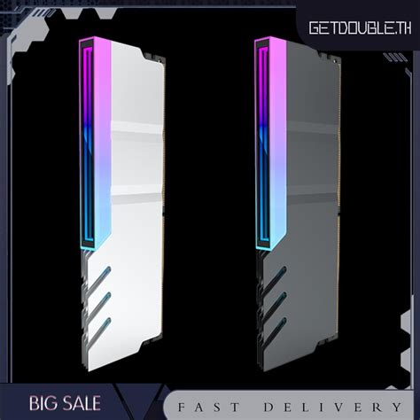 รับdoubleth Heat Sink Ddr4 Ddr5 Ram Cooler หม้อน้ํา 5v 3pin Argb อลูมิเนียมสําหรับคอมพิวเตอร์