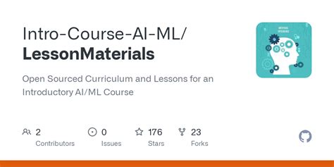 github intro course ai ml lessonmaterials open sourced curriculum