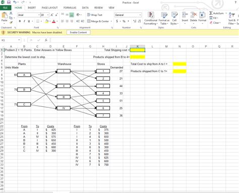 practice excel home insert page layout formulas data