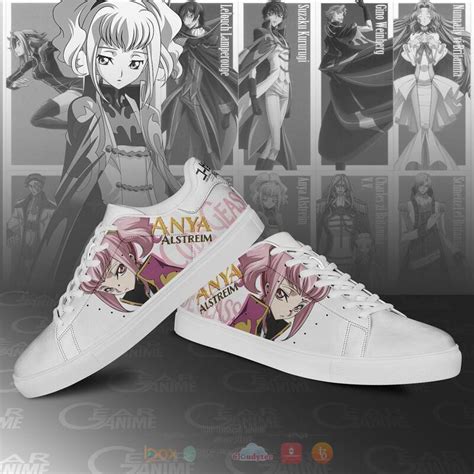 Hot Code Geass Anya Alstreim Skate Stan Smith Express Your Unique