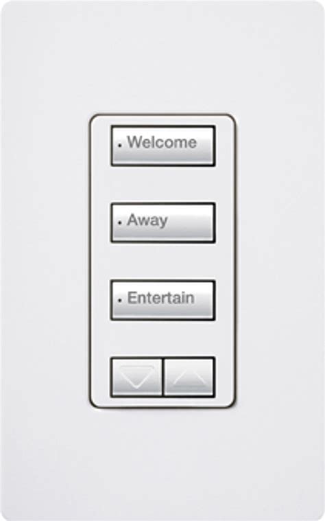 Rrd Hn3bsrl Iv Lutron Radiora 2 Seetouch Led Hybrid Keypad 3 Scene With Raise Lower