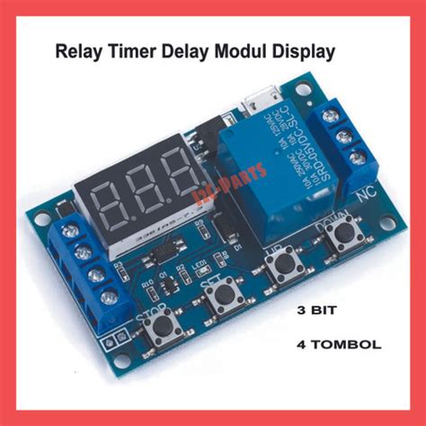 Jual Relay Timer Delay Display Tombol V Digital DC Time Module Switch Jakarta Timur