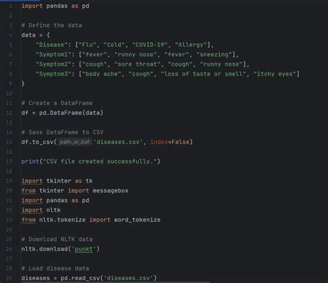 Bhakti Bhosale On Linkedin Python Nltk Chatbot Healthcare Internship Rekonstech Finalproject