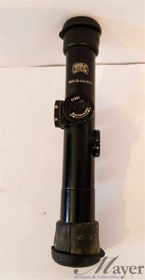 Hensoldt Wetzlar Fero Z24 X4 Scope With Picatinny Mount Mayer