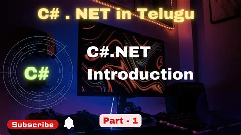 Part Introduction To C Net C NET In Telugu C Net Telugu YouTube