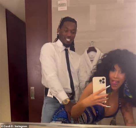 Cardi B Sends Temperatures Soaring As She Posts Racy Topless Bathroom
