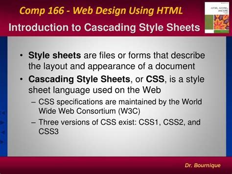 Ppt Introduction To Cascading Style Sheets Powerpoint Presentation