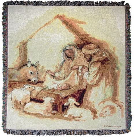 Nativity Tapestry Throw Blanket Tapestry Throw Manual Woodworkers