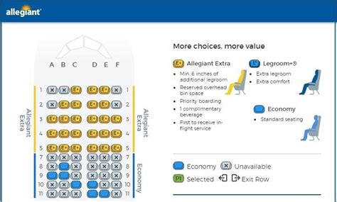 Allegiant Goes Extra For Legroom On Board Paxex Aero
