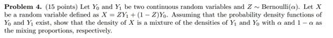problem 4 15 points let y0 and y1 be two continuous random variables