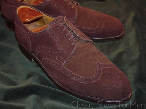 LÁszlÓ Vass Rare Bespoke Suede Full Brogue Budapester