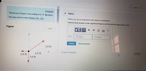 Solved 4 Of 12 Constants Part A The Forces In Figure 1