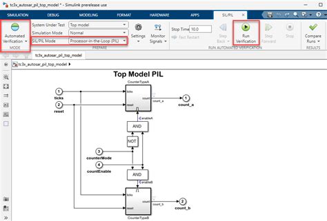 Pil Simulation For Autosar Software Component With Infineon Aurix Tc3x Microcontroller Matlab