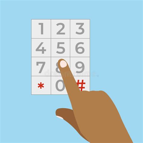 Index Finger Pressing Key Number On Keyboard Machine Hand Pressing Index Finger Pressing Key Number On Keyboard Machine Hand Pressing