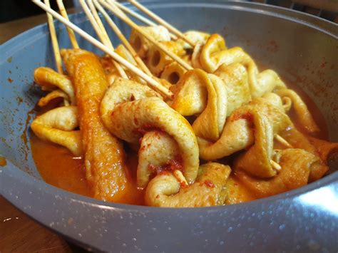 매운 어묵 꼬치