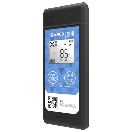TEMPOD 20B Enregistreur de température USB PDF et Bluetooth 4 0 précis à 0 3C devis sous 1h