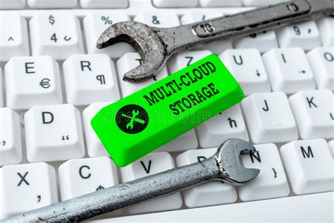 Inspiration Showing Sign Multi Cloud Storage Concept Meaning Use Of Multiple Cloud Computing