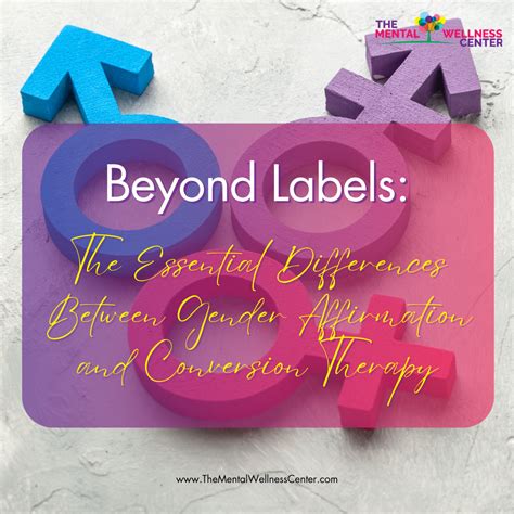 Beyond Labels The Essential Differences Between Gender Affirmation And