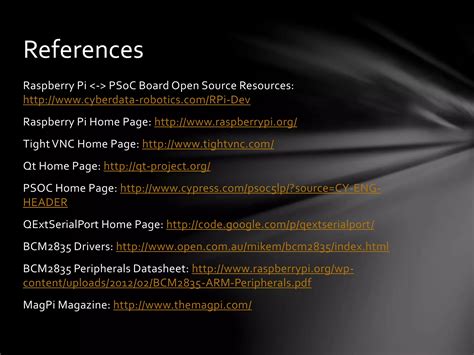 Raspberry Pi Robotics Pptx Operating Systems Computer Software And Applications