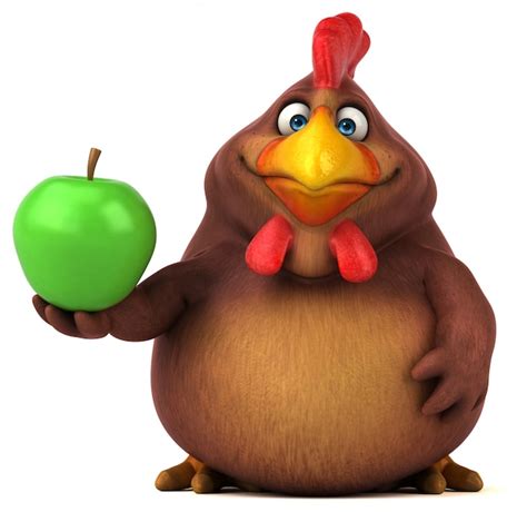 Premium Photo Fun Chicken Animation