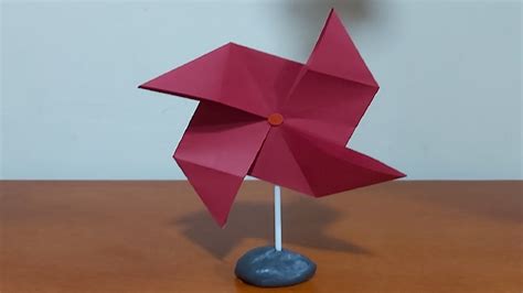 Origami Geometría Con Papel Figura 5 Molino De Viento Por El Mg